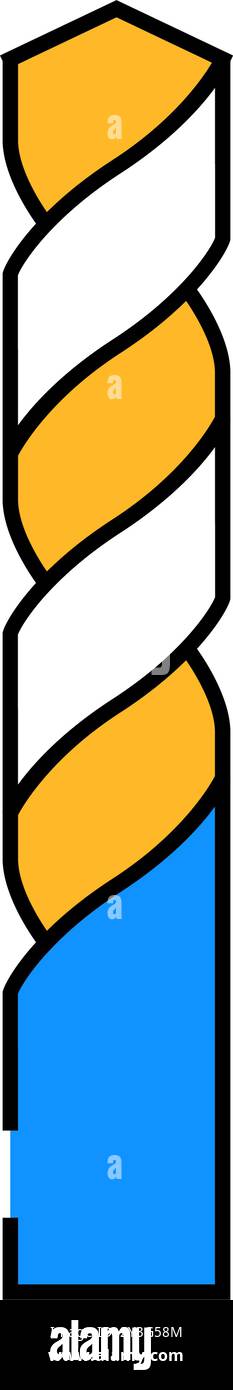 twist drill bit icon color illustration Stock Vector Image & Art - Alamy