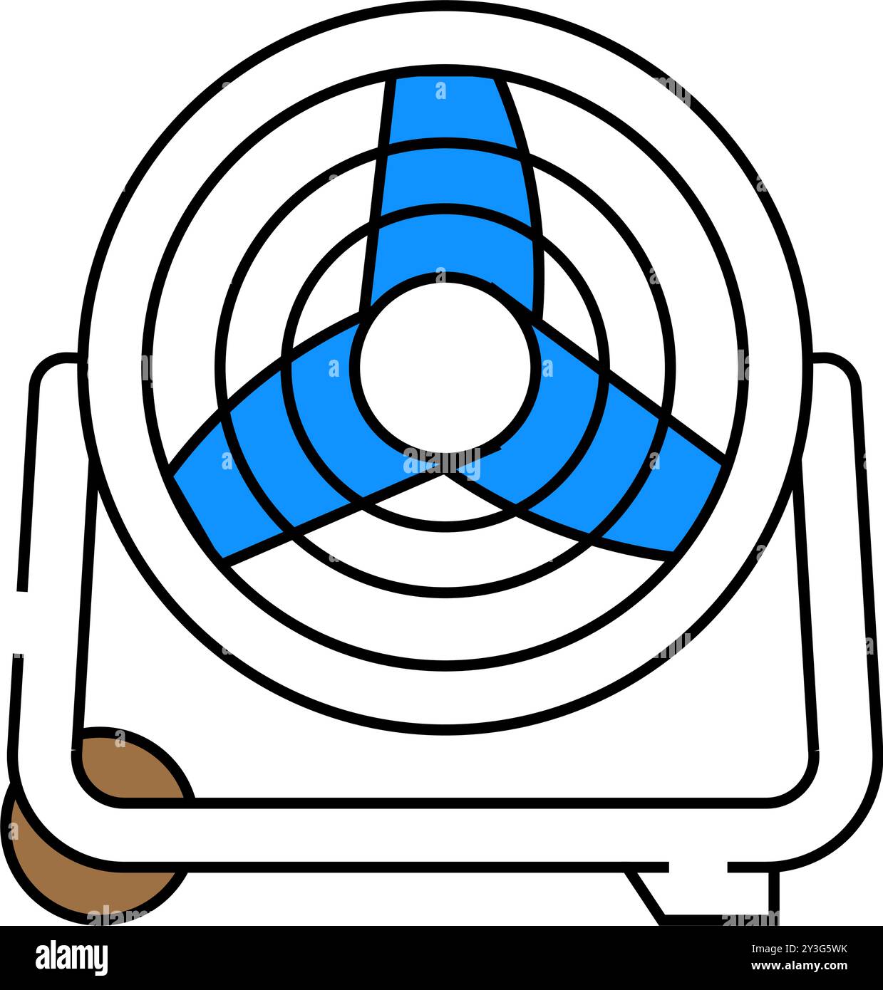 utility fan garage tool icon color illustration Stock Vector Image ...