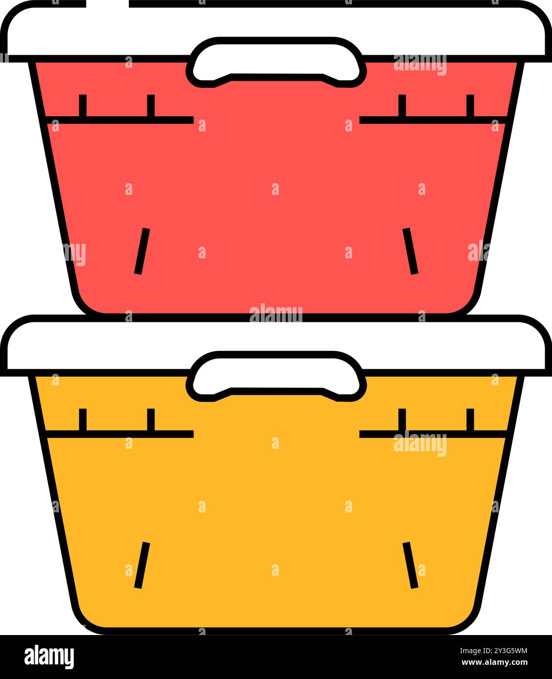 Storage bins house Stock Vector Images - Alamy