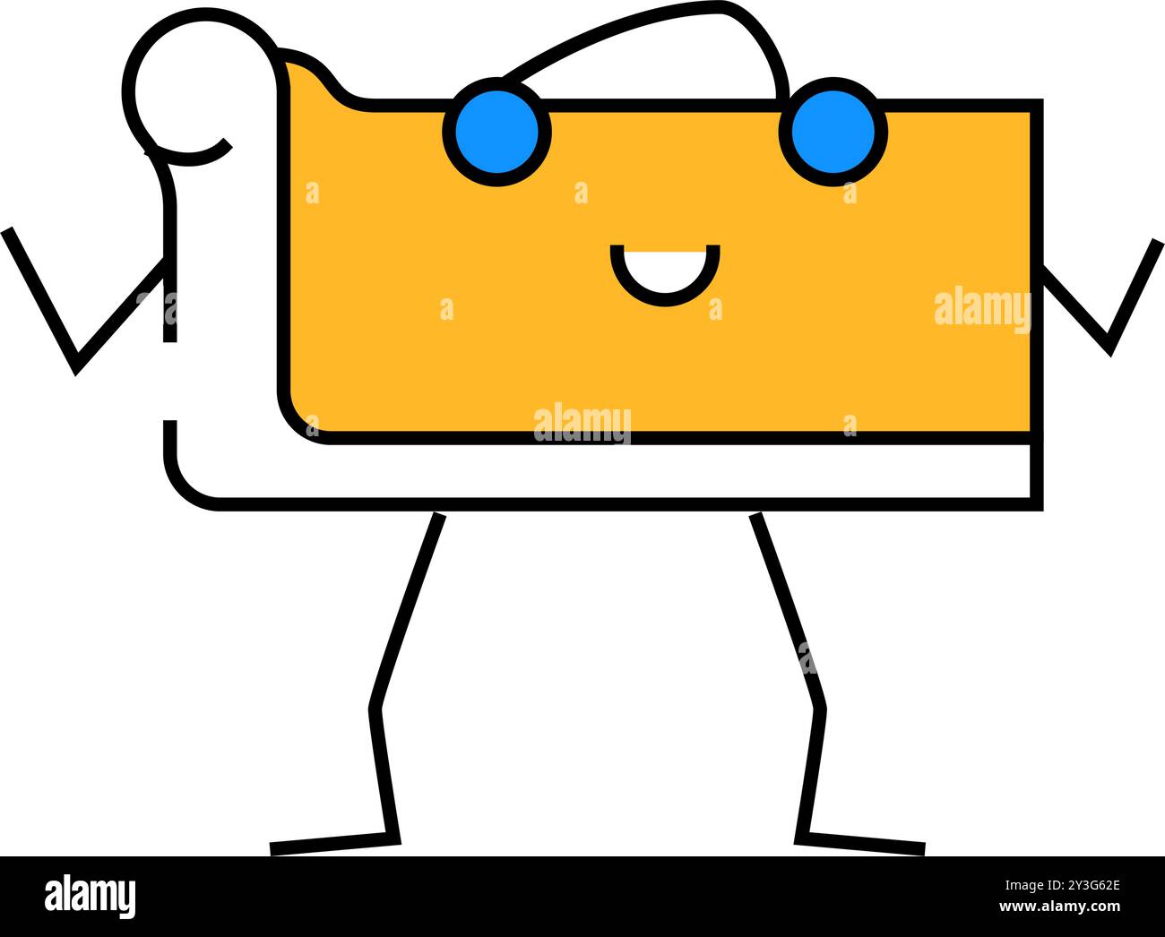 cheesecake dessert character icon color illustration Stock Vector Image ...