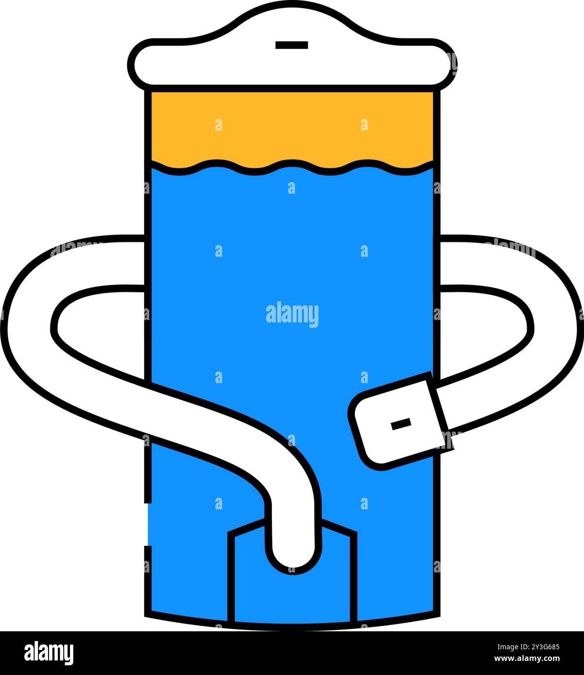 hydration system motorcycle icon color illustration Stock Vector Image ...