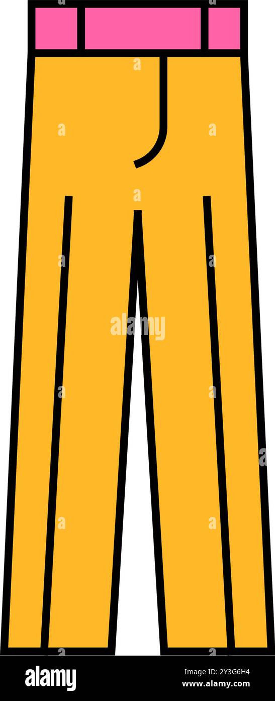 Men jeans pant template Stock Vector Images - Alamy