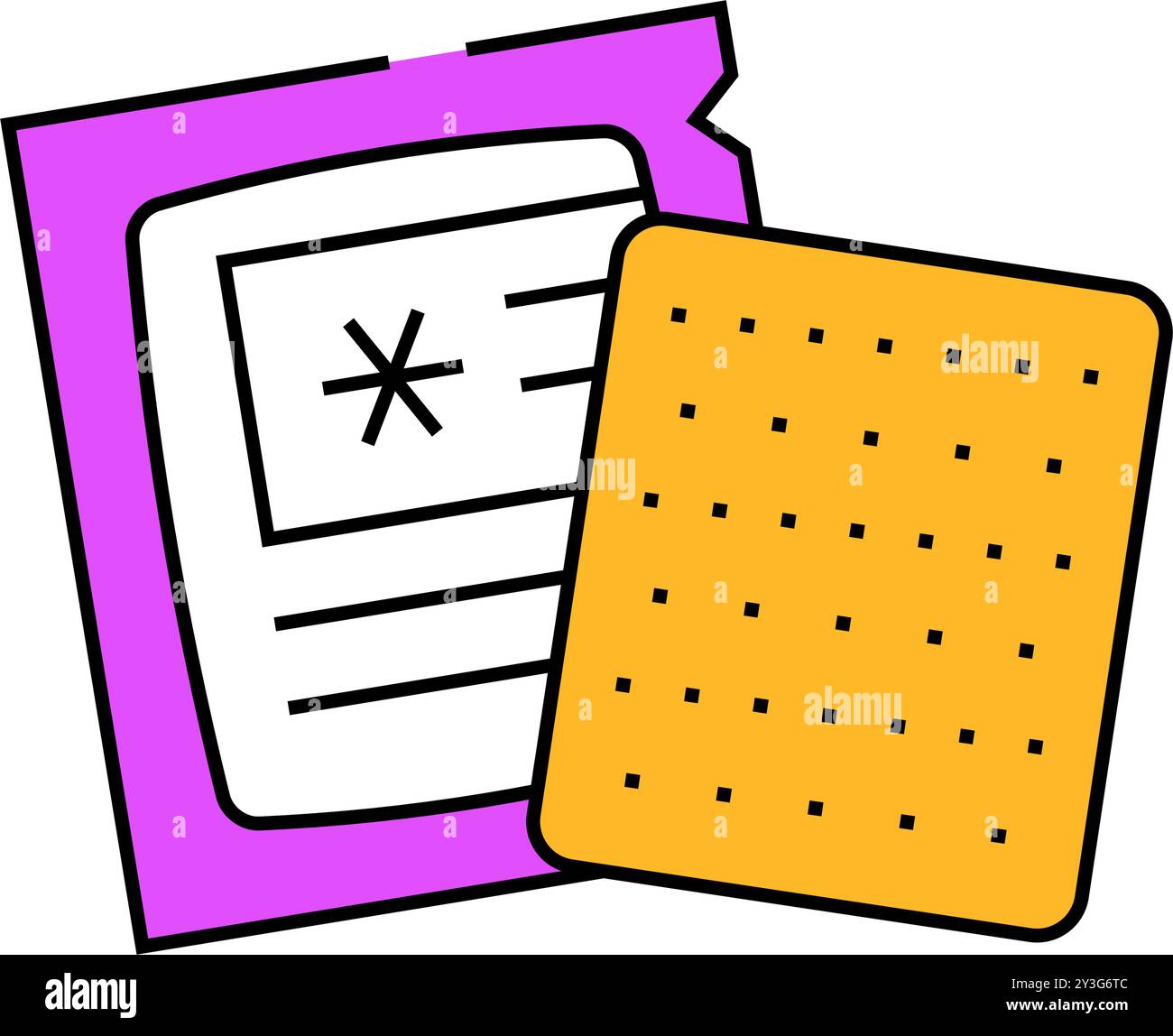 sterile gauze pads first aid icon color illustration Stock Vector Image ...