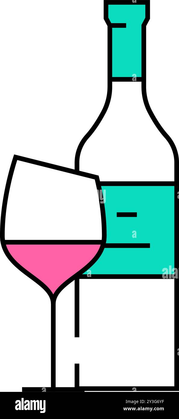 syrah red wine icon color illustration Stock Vector Image & Art - Alamy