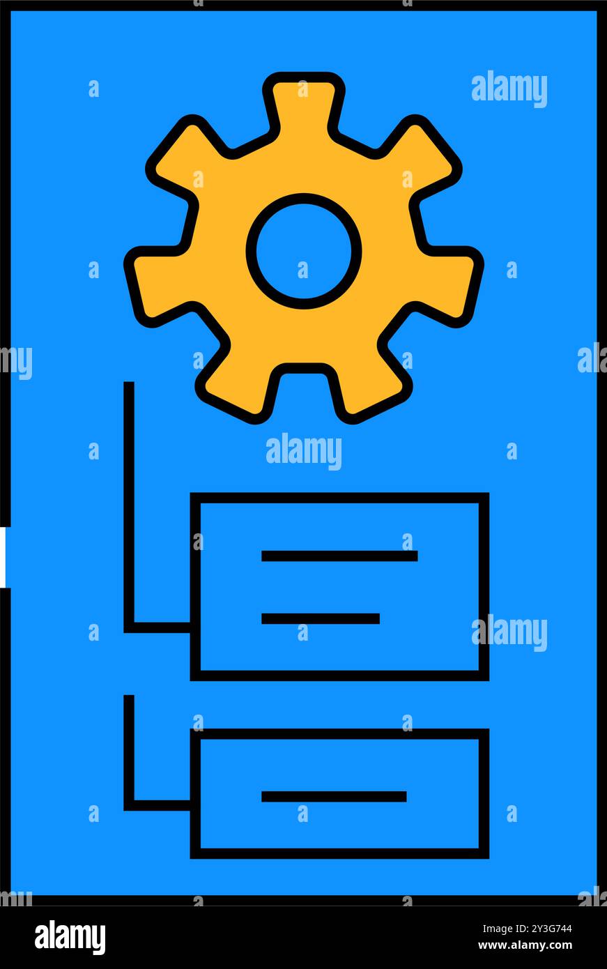 lock folder icon color illustration Stock Vector Image & Art - Alamy