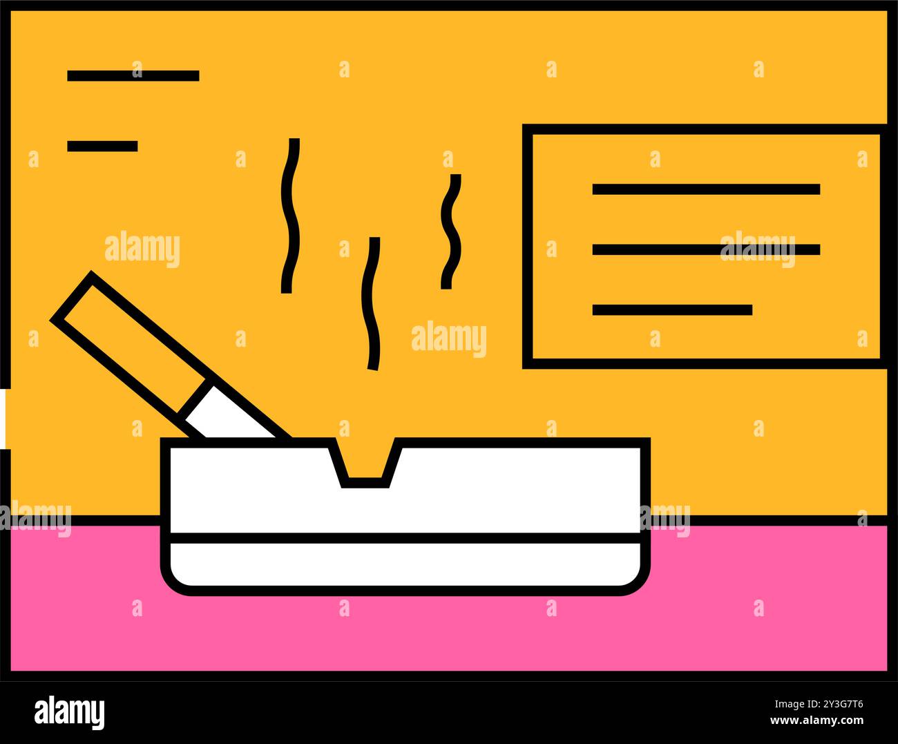 public service advertising icon color illustration Stock Vector Image ...