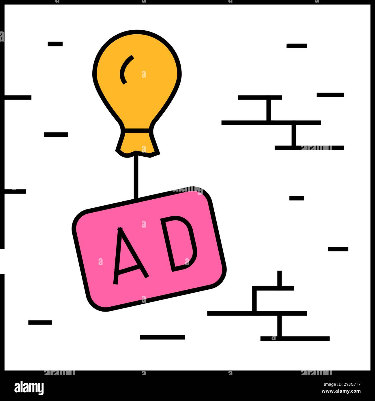 guerrilla advertising icon color illustration Stock Vector Image & Art ...