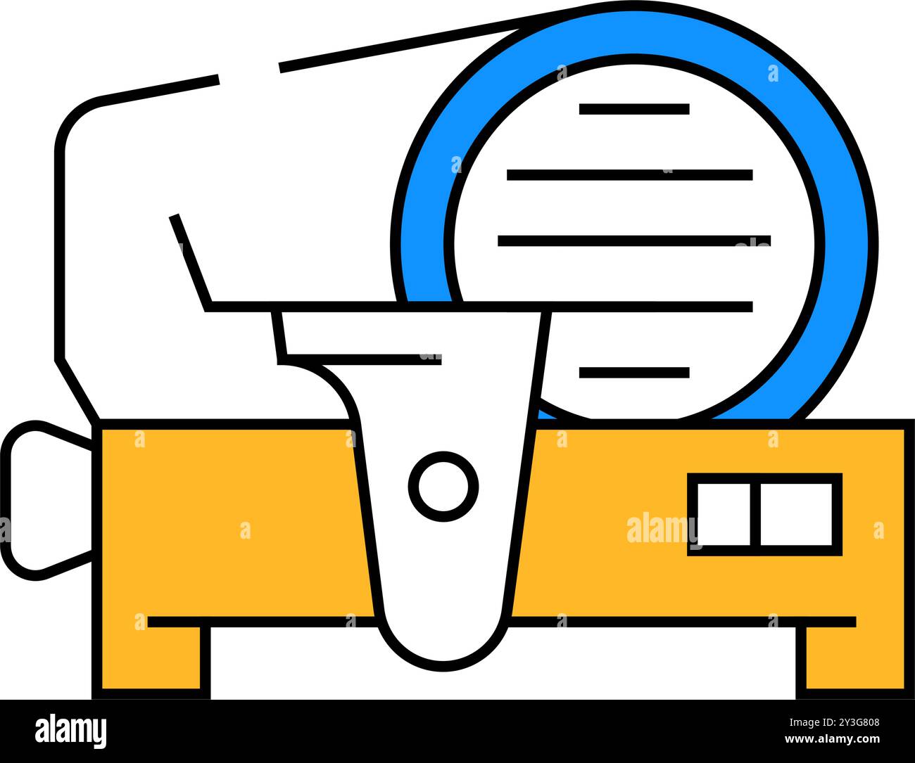 meat slicer icon color illustration Stock Vector Image & Art - Alamy