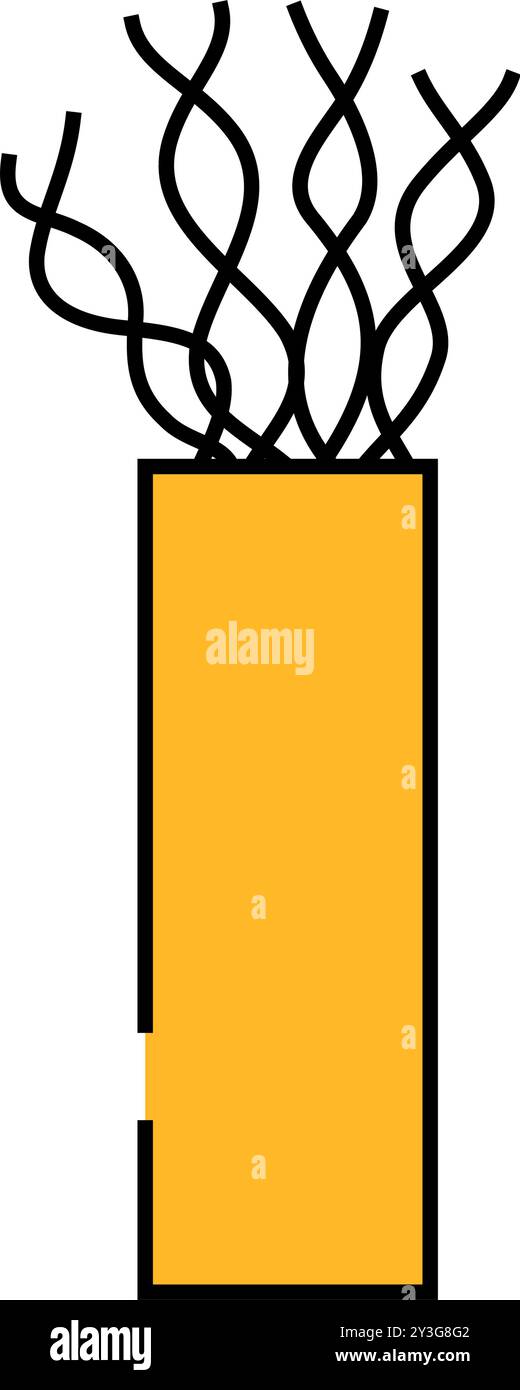 lan cable wire icon color illustration Stock Vector Image & Art - Alamy
