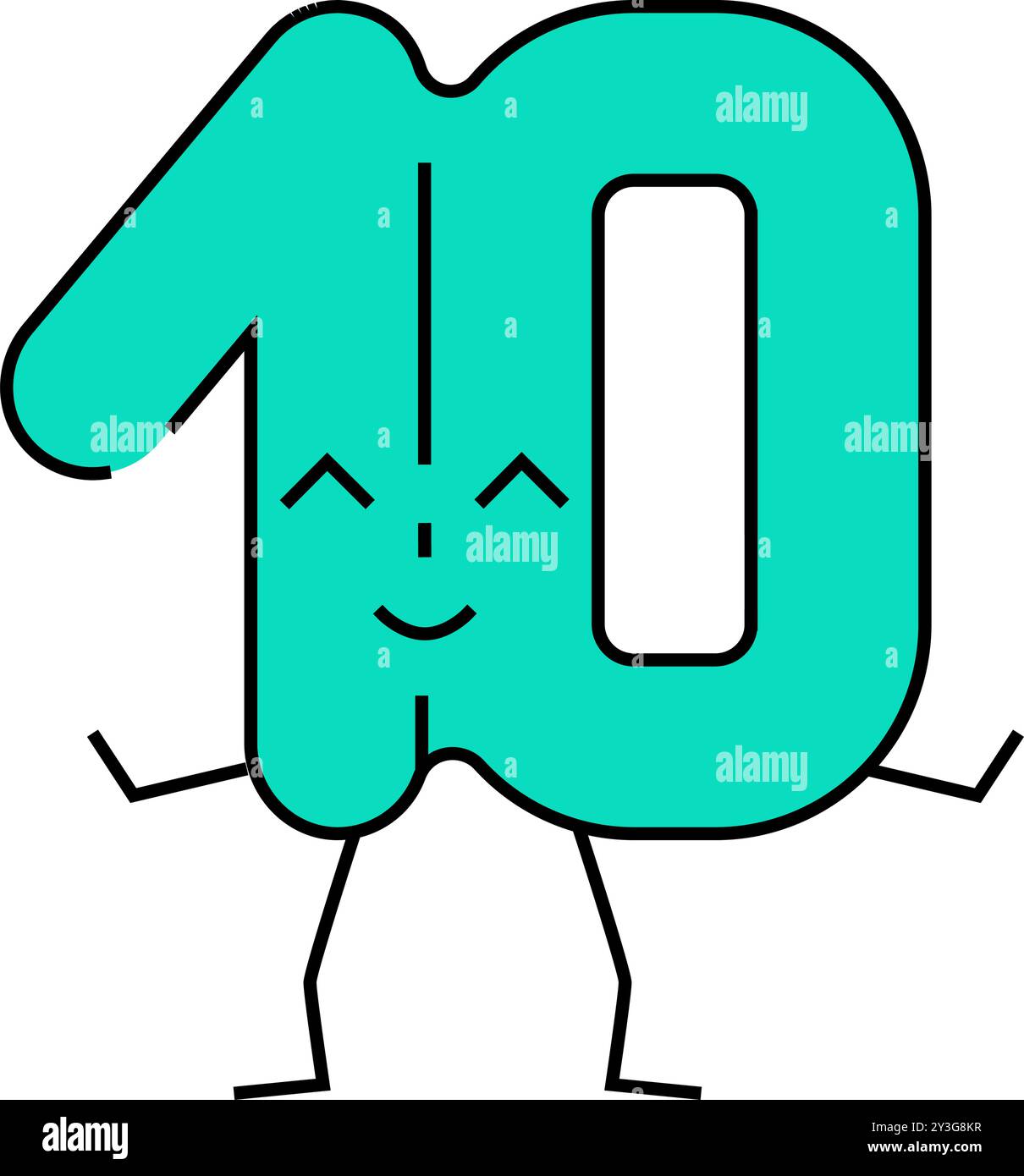 nine number hand gesture icon color illustration Stock Vector Image ...