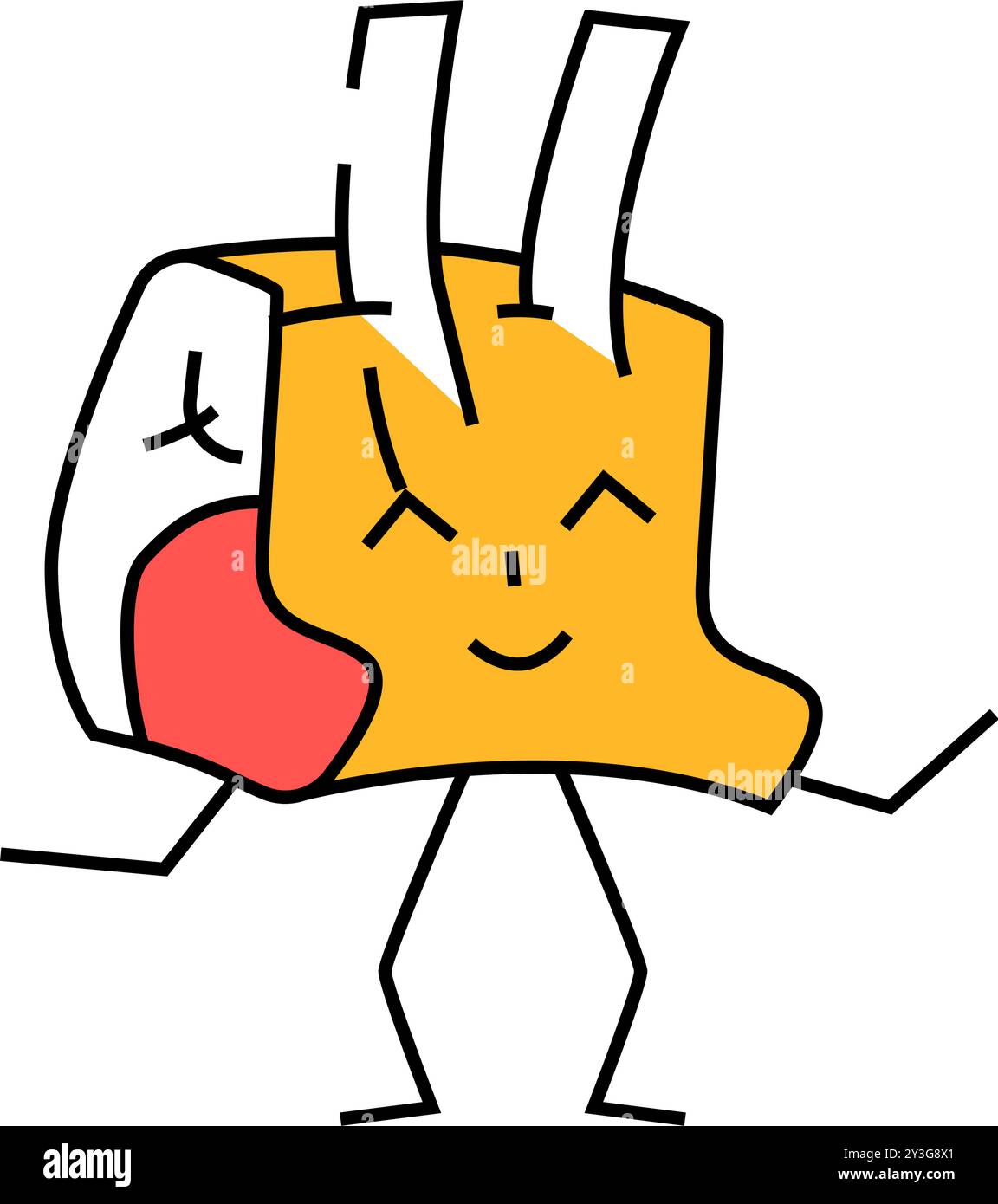 mutton meat character icon color illustration Stock Vector Image & Art ...