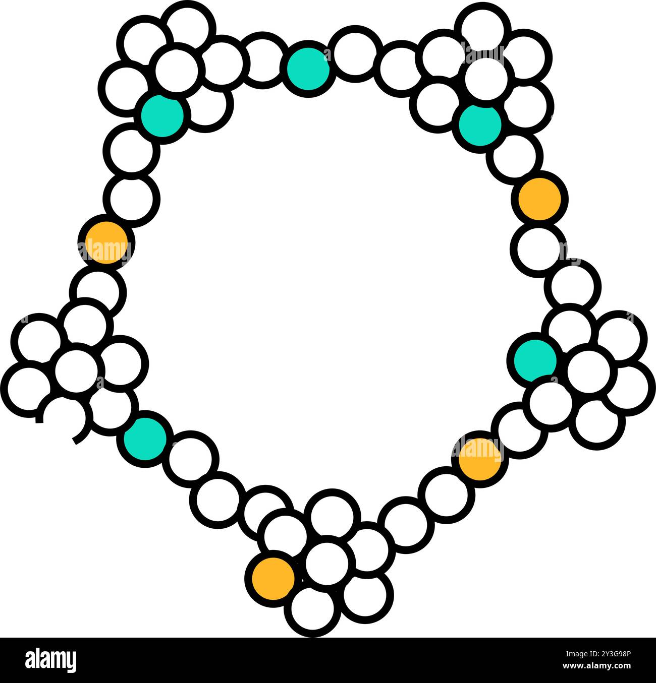 molecular structure icon color illustration Stock Vector Image & Art ...