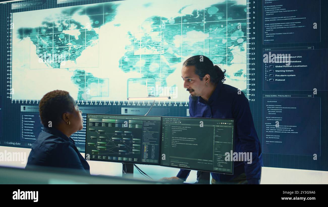Cyber defense team working hi-res stock photography and images - Alamy