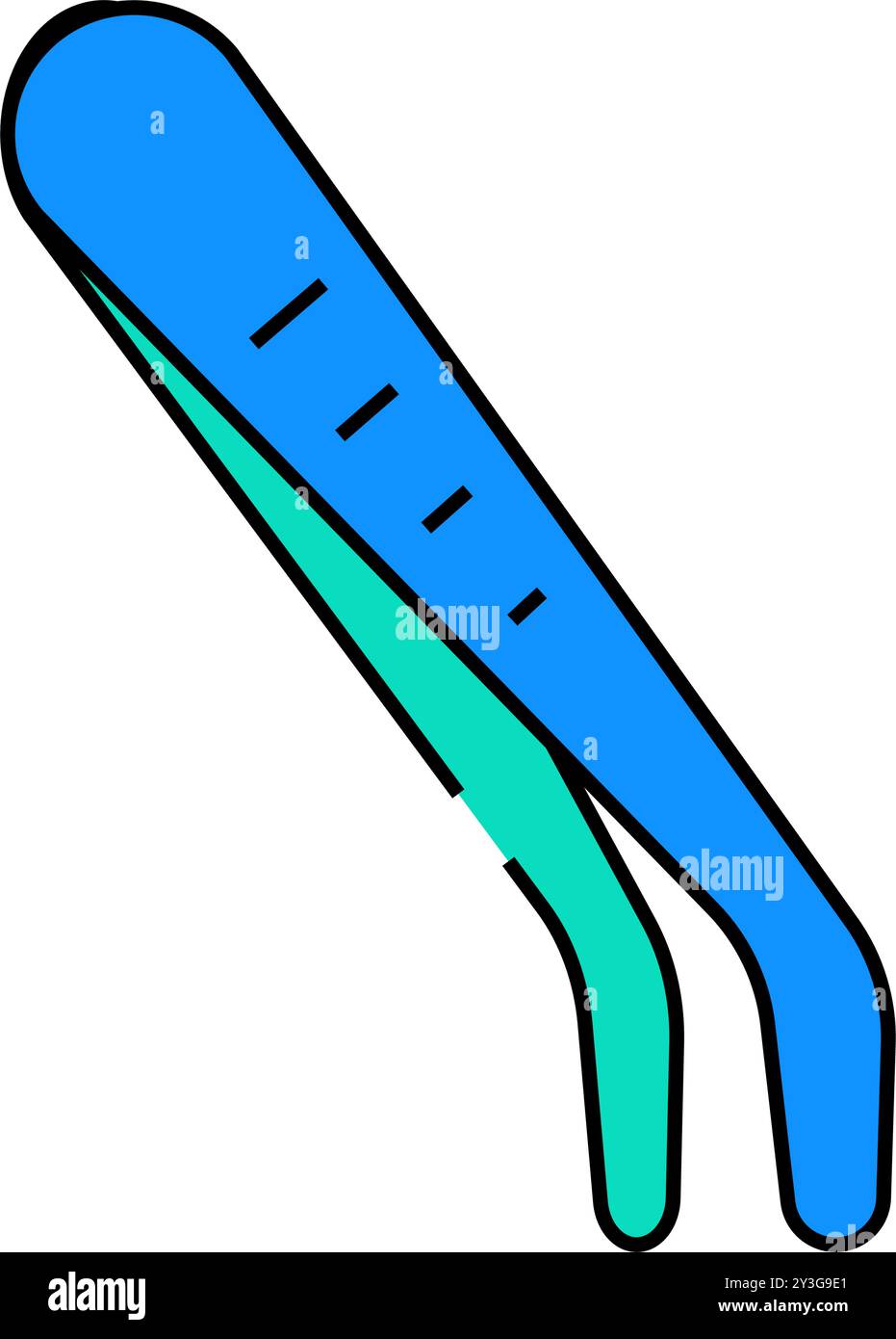 tweezers first aid icon color illustration Stock Vector Image & Art - Alamy