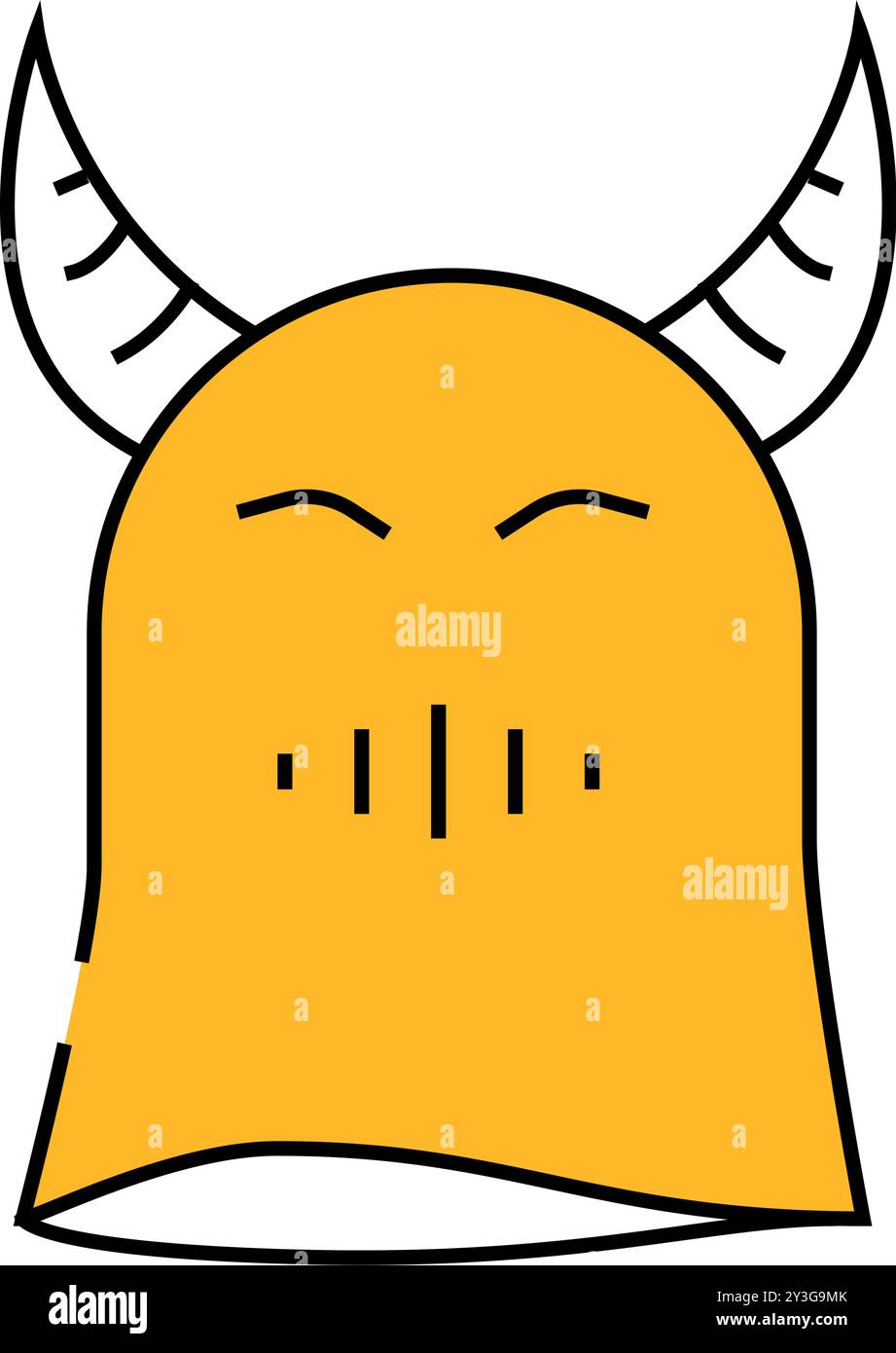 demon ghost icon color illustration Stock Vector Image & Art - Alamy