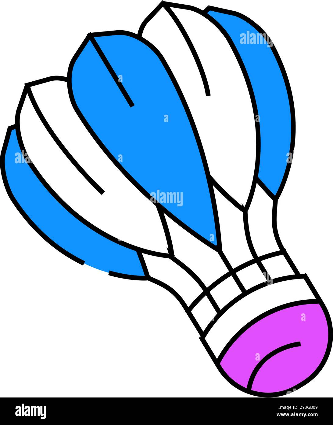 Badminton racquet shuttlecock abstract hi-res stock photography and ...