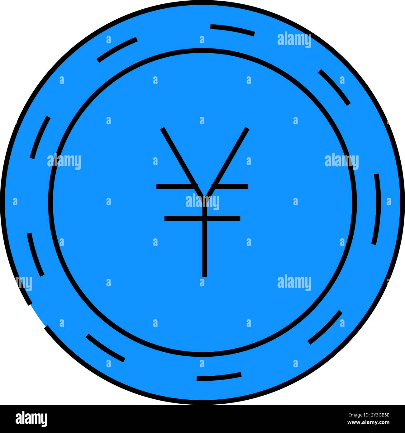 jpy coin icon color illustration Stock Vector Image & Art - Alamy