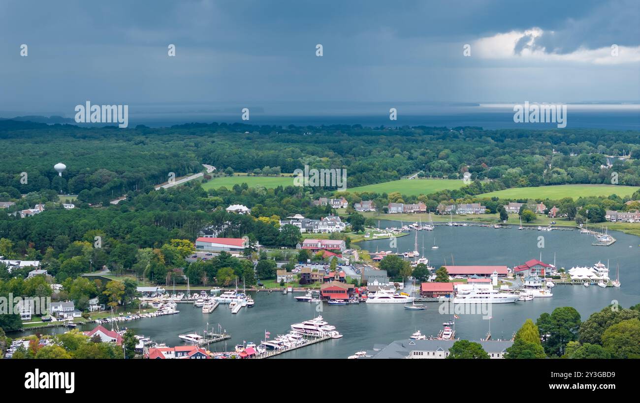 Chesapeake bay aerial view hi-res stock photography and images - Alamy
