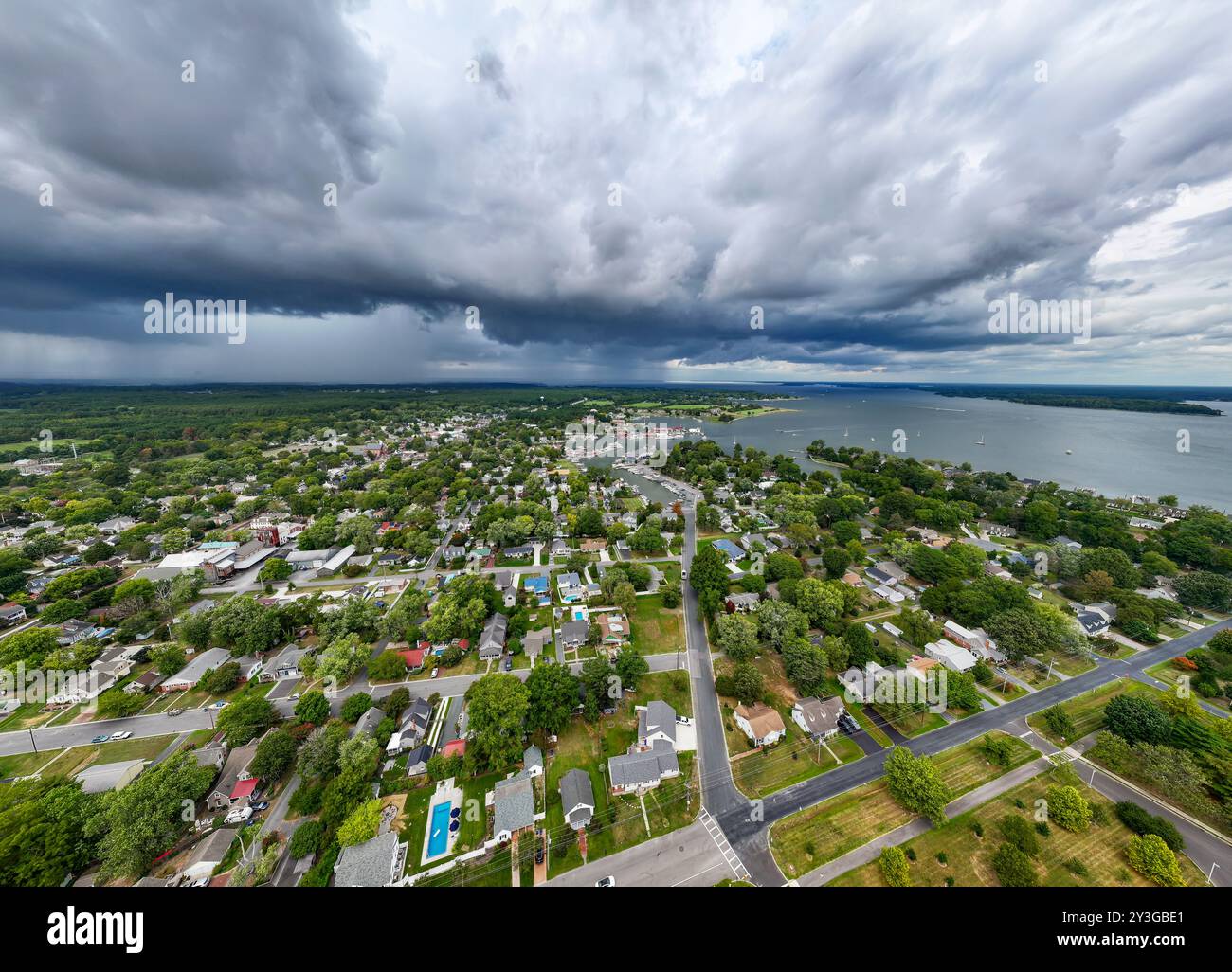 Chesapeake bay aerial hi-res stock photography and images - Alamy