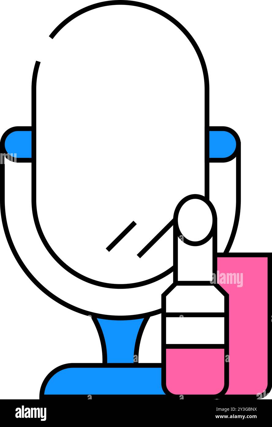 cosmetics stylist icon color illustration Stock Vector Image & Art - Alamy