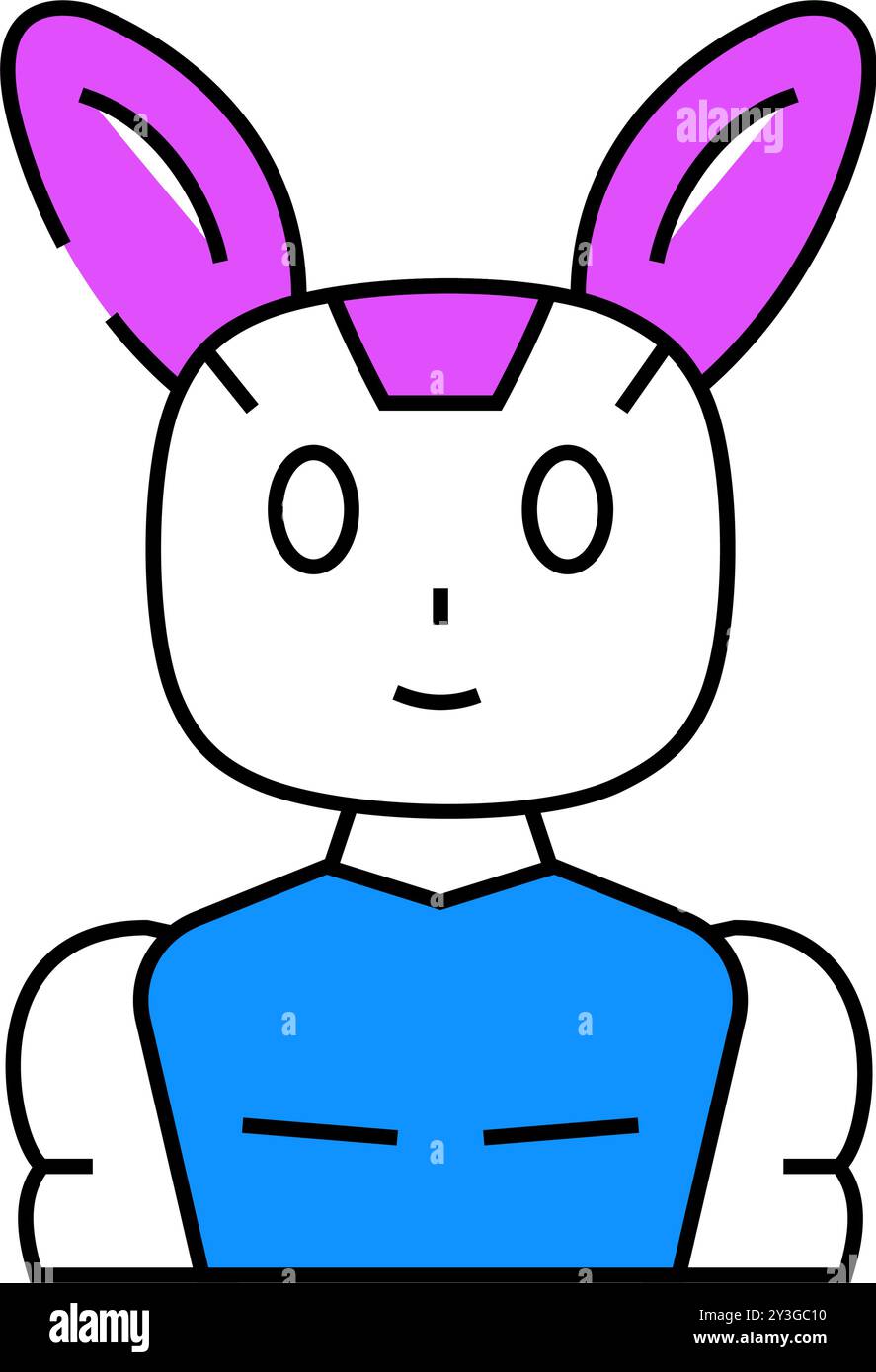 Speech chat bot color Cut Out Stock Images & Pictures - Alamy