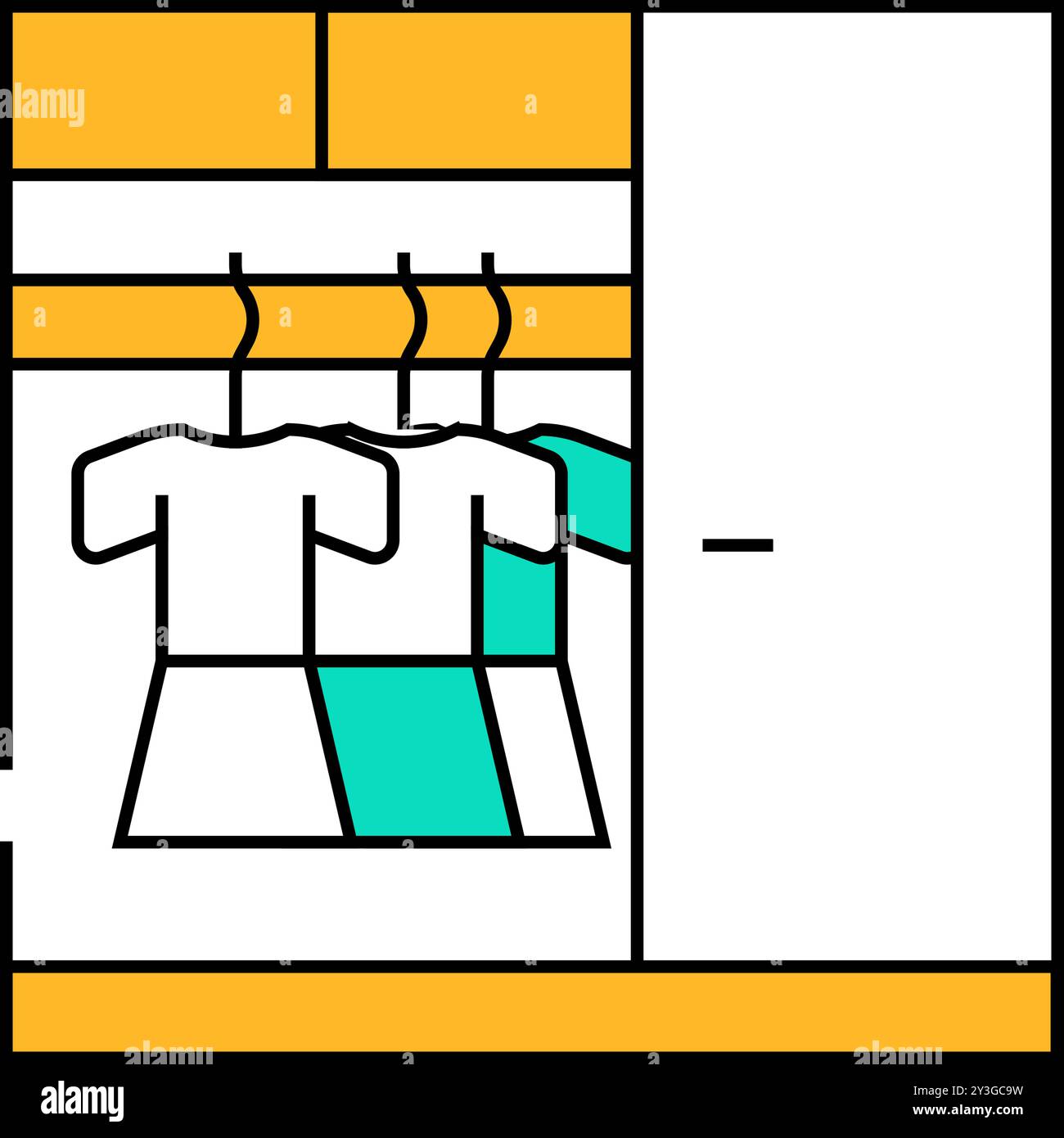 Room clothes studio not woman Stock Vector Images - Alamy