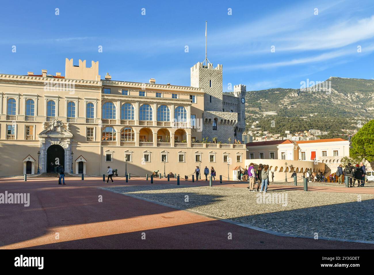 Exterior of the Prince's Palace, the official residence of Prince ...