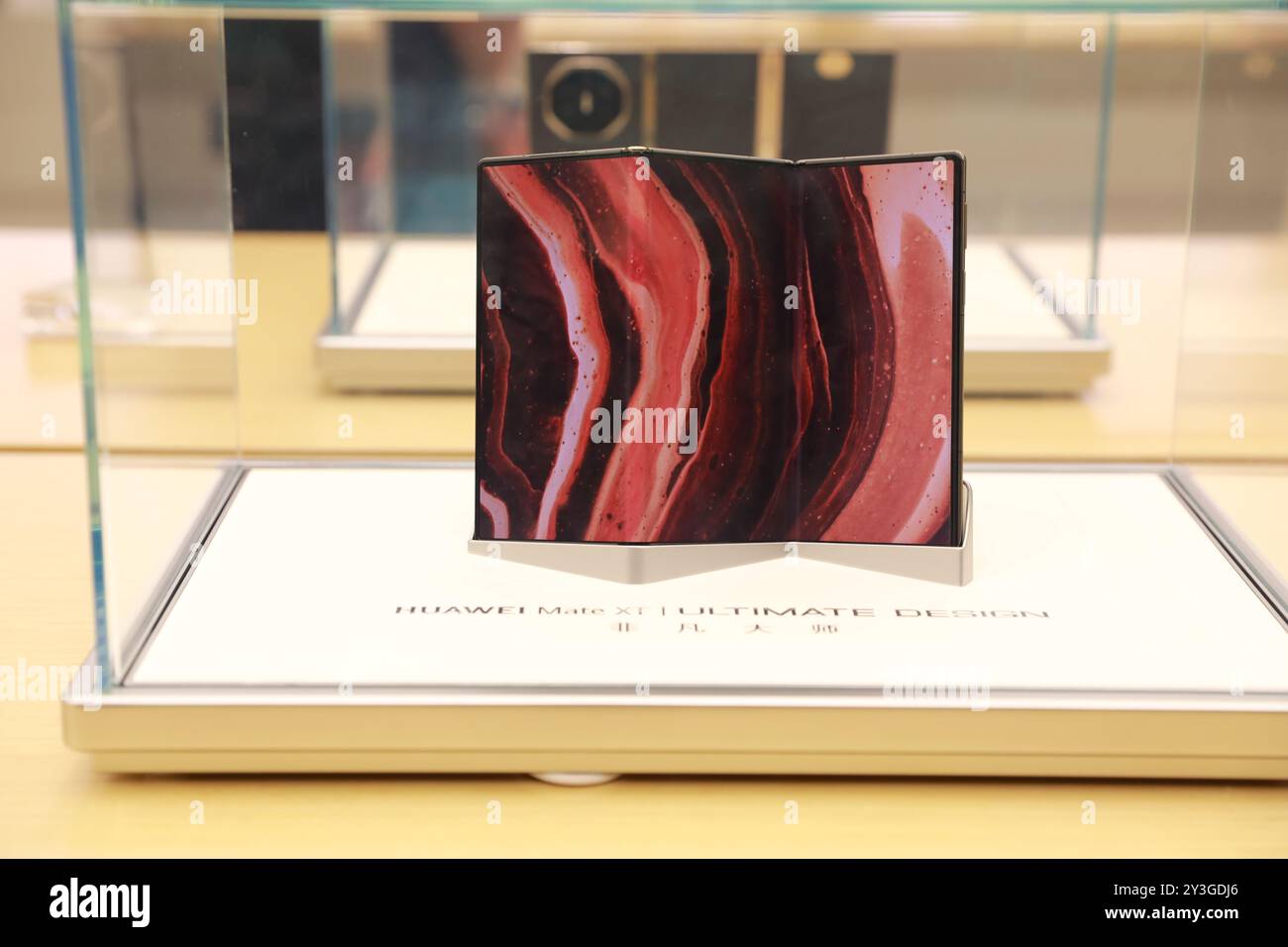 XI'AN, CHINA - SEPTEMBER 13, 2024 - The Mate XT, the world's first ...