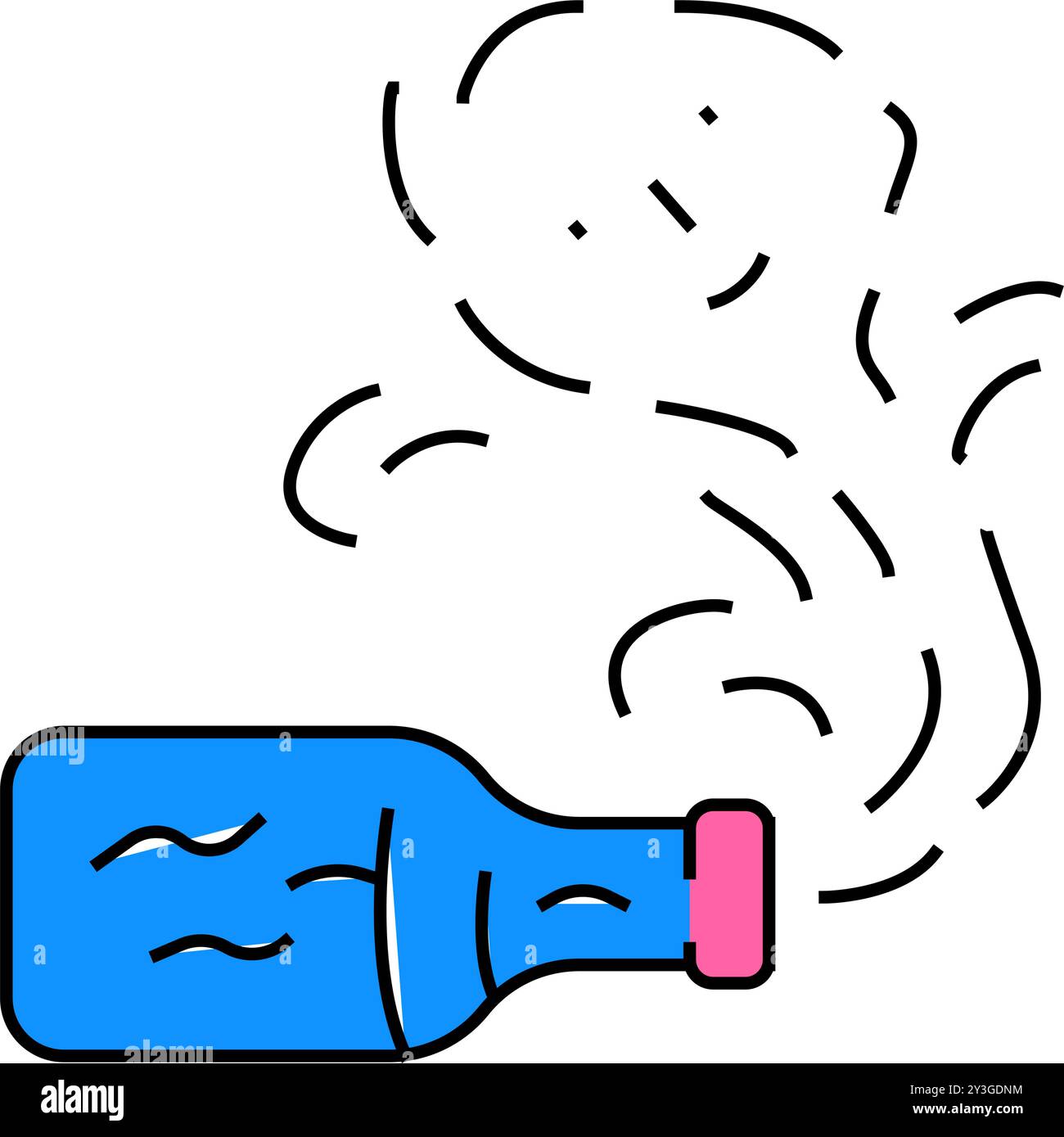 gin fantasy character icon color illustration Stock Vector Image & Art ...