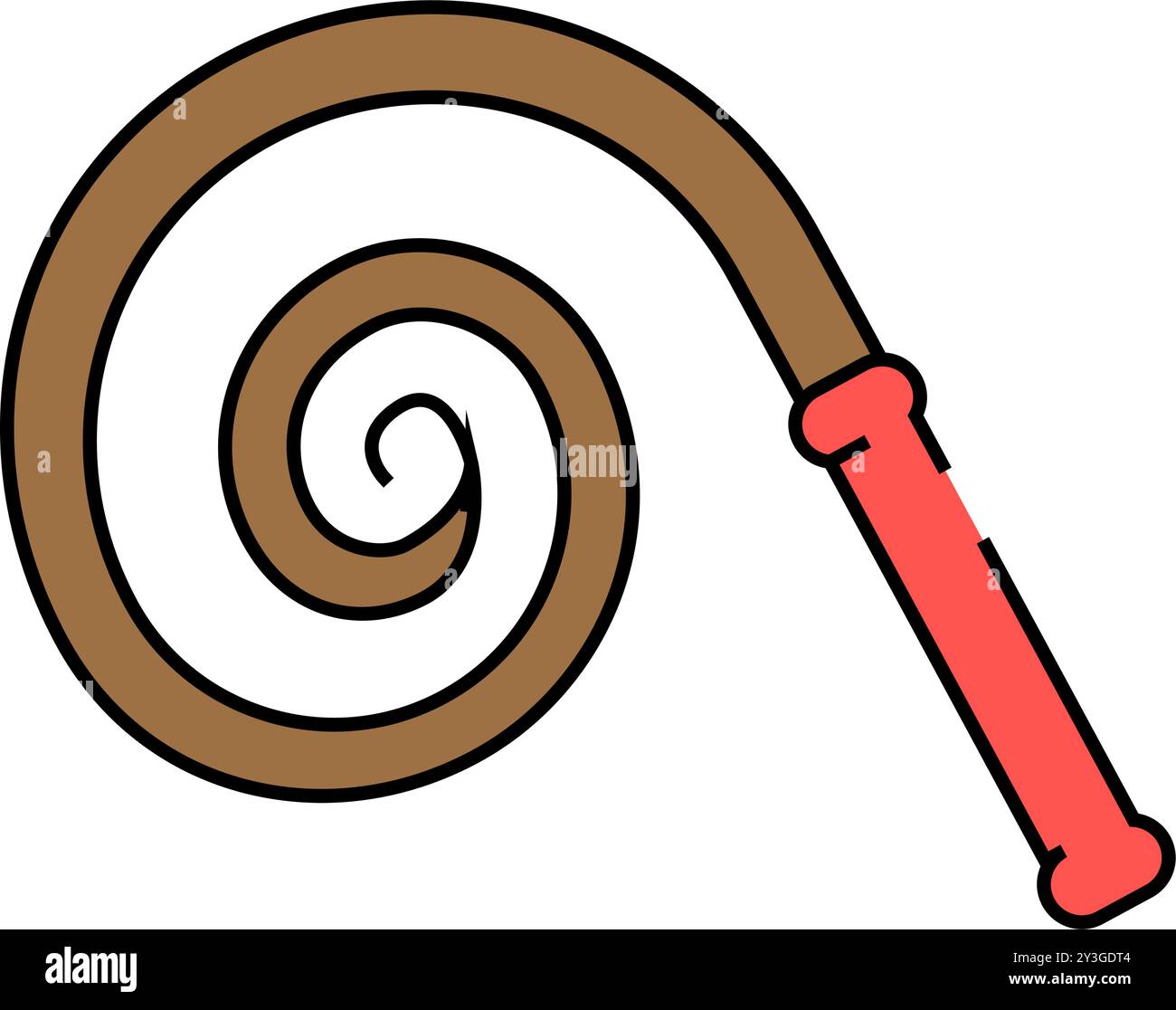 whip weapon military icon color illustration Stock Vector Image & Art ...