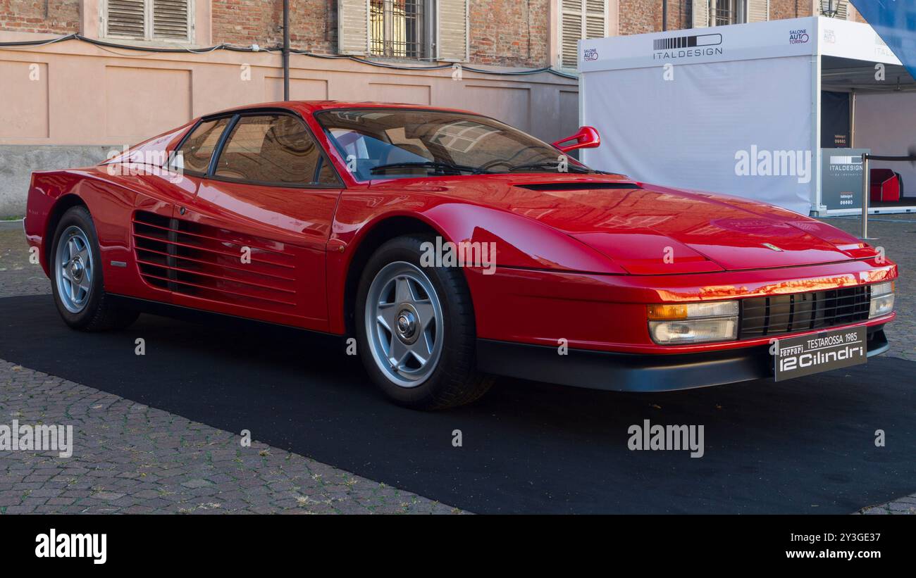 Torino, Italy. 13th Sep, 2024. 1985 Ferrari Testarossa at Turin Car ...