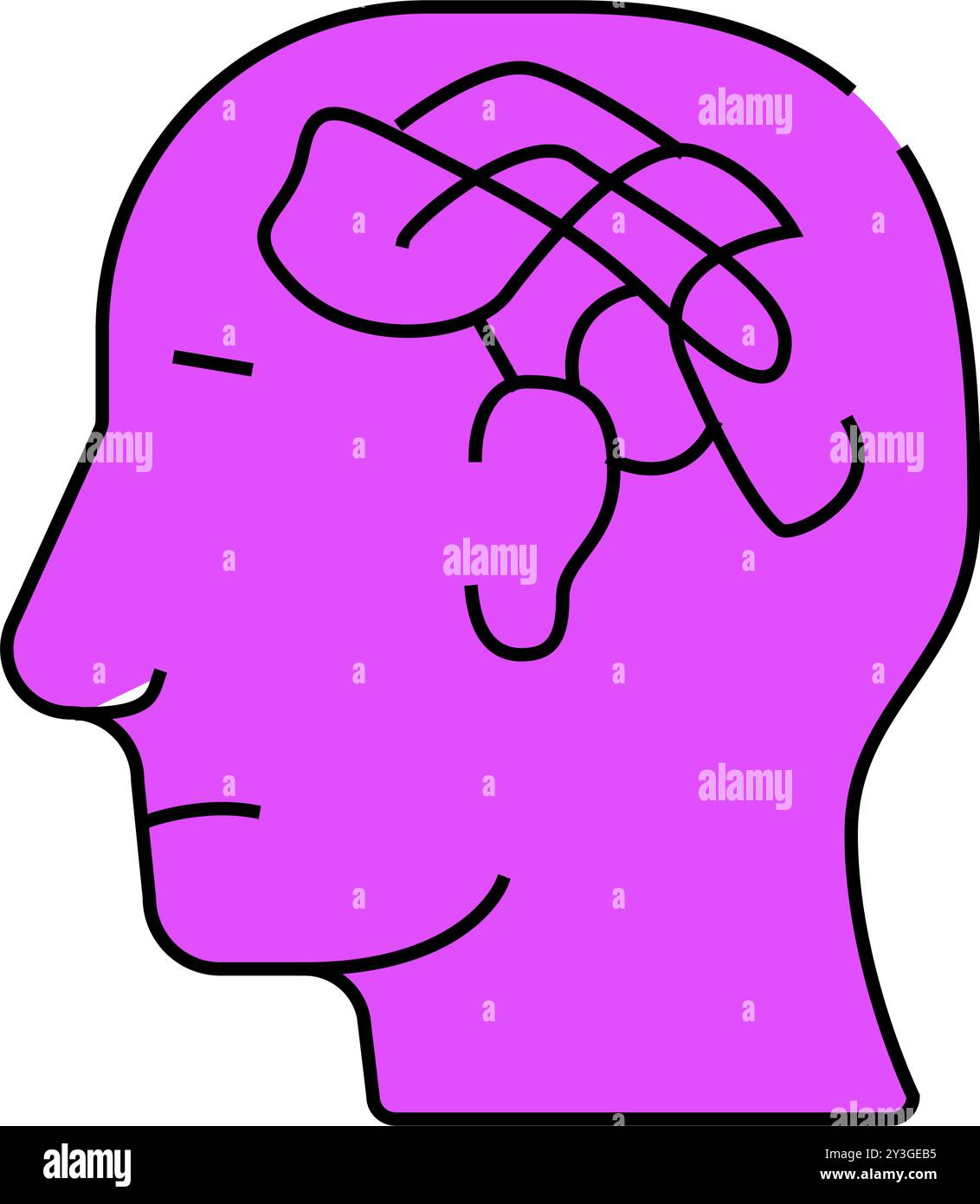 confused thoughts icon color illustration Stock Vector Image & Art - Alamy