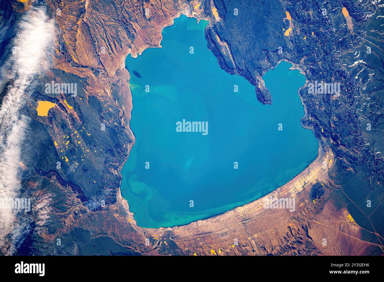 Lago Cardiel, Argentina Stock Photo - Alamy
