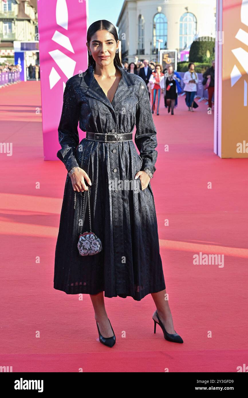 Deauville, France. 13th Sep, 2024. Soundos Mosbah attending the ...