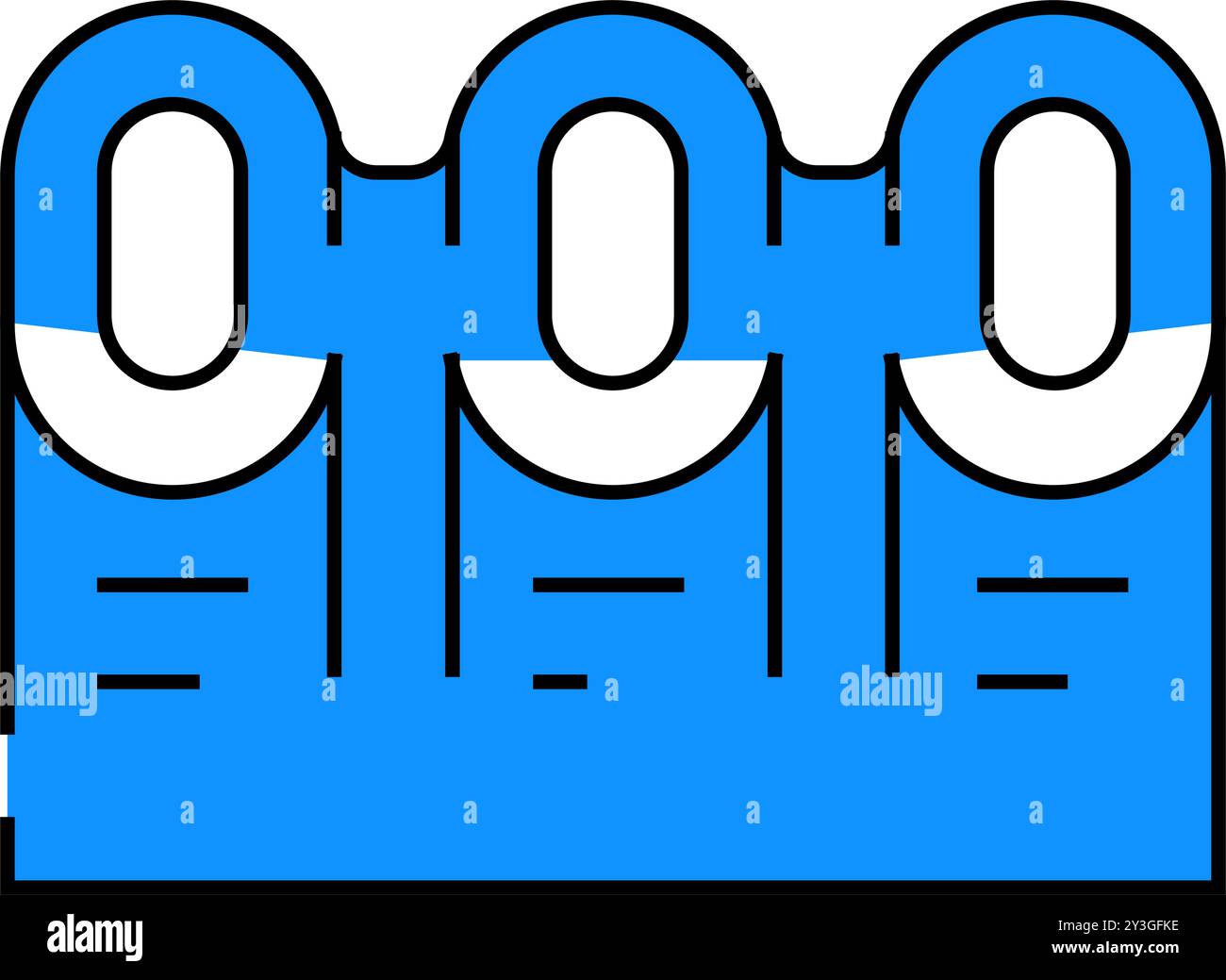 waste sorting bins icon color illustration Stock Vector Image & Art - Alamy