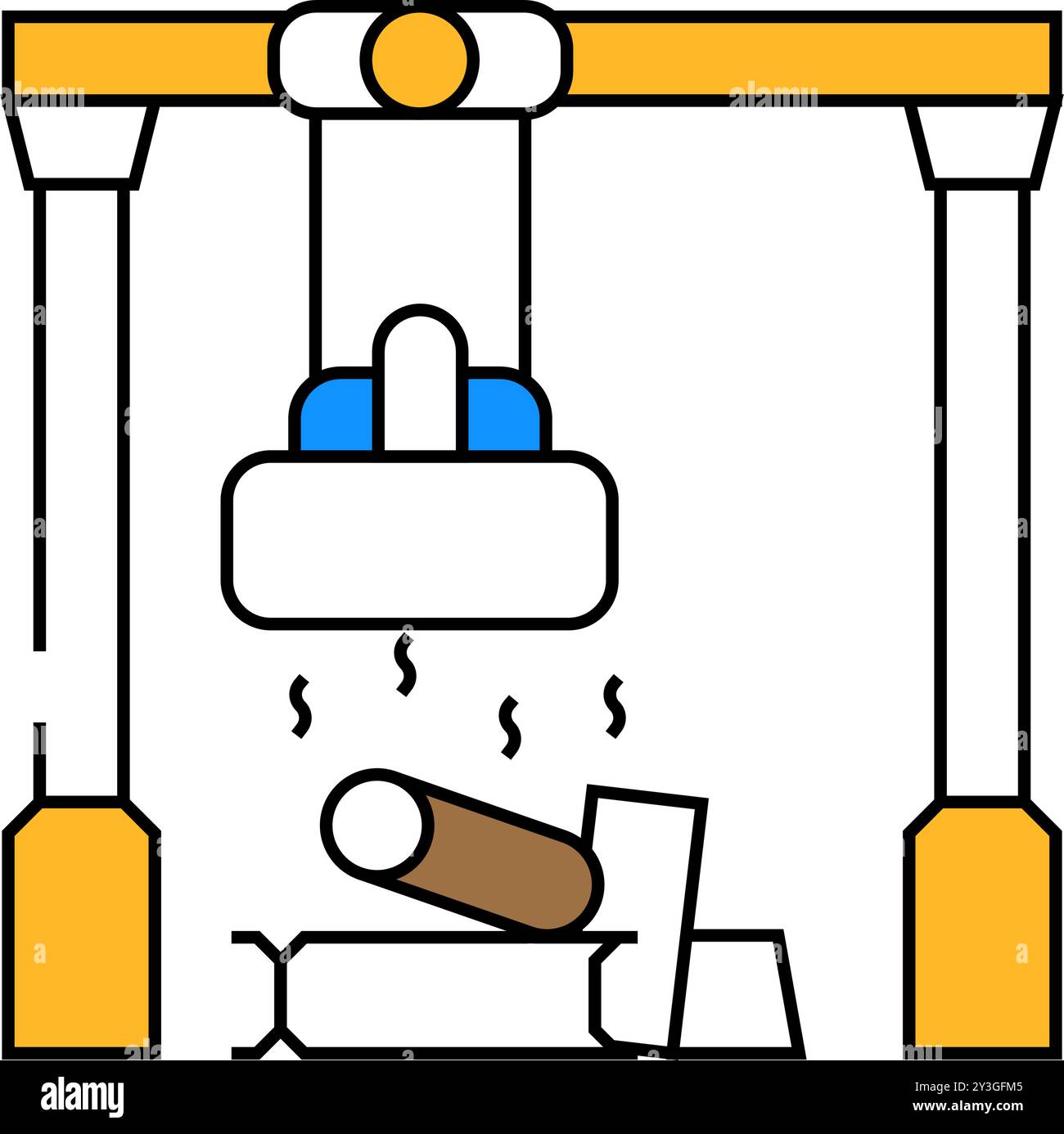 sorting metals icon color illustration Stock Vector Image & Art - Alamy