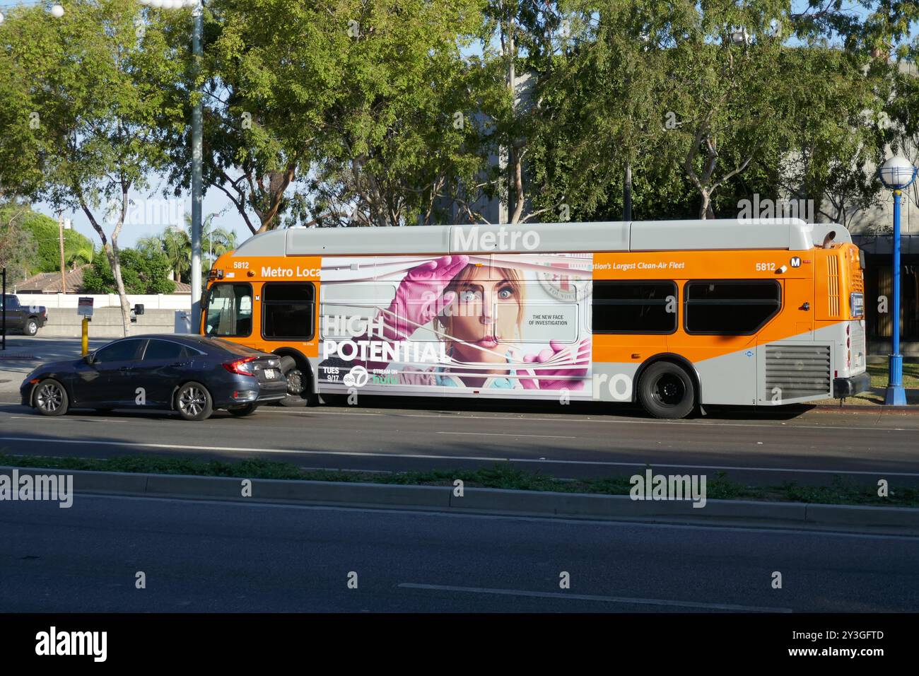 Los Angeles, California, USA 9th September 2024 High Potential Bus on ...