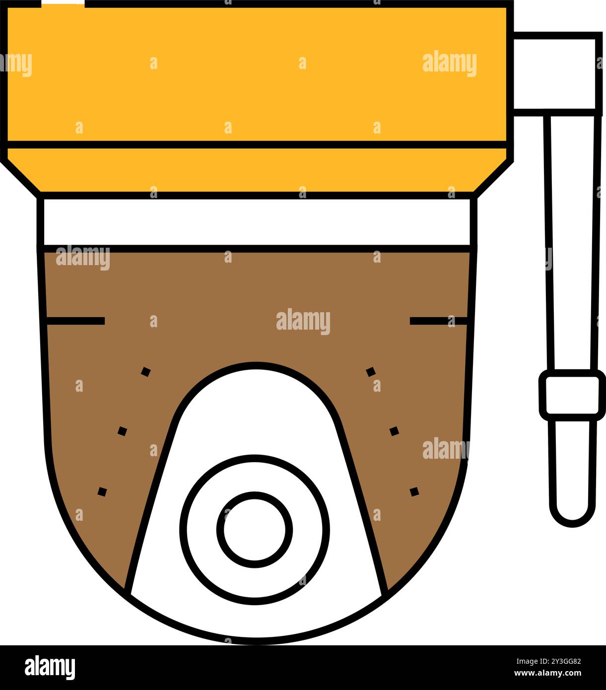 ring security camera garage tool icon color illustration Stock Vector ...