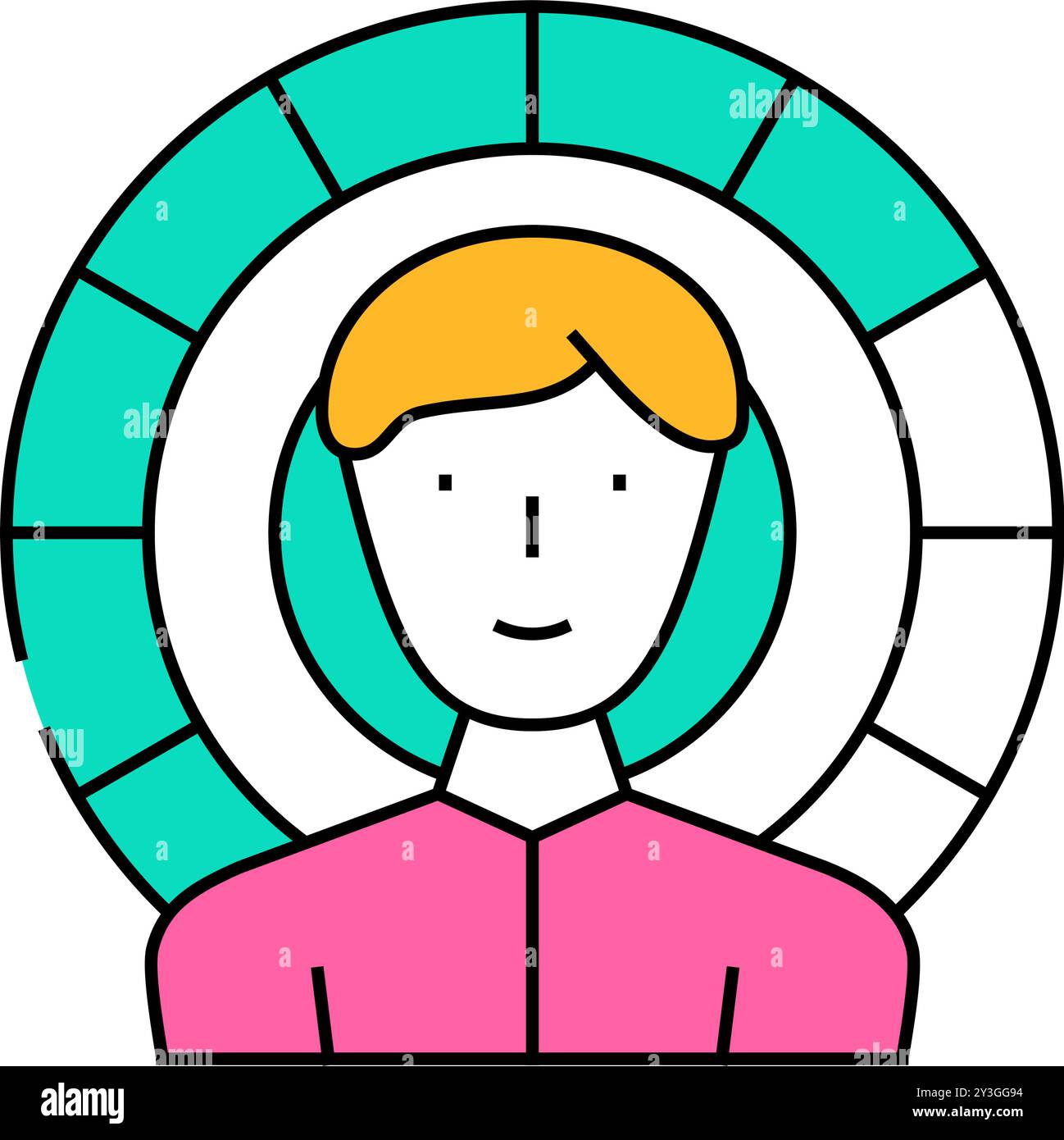 grading scale kyc icon color illustration Stock Vector Image & Art - Alamy