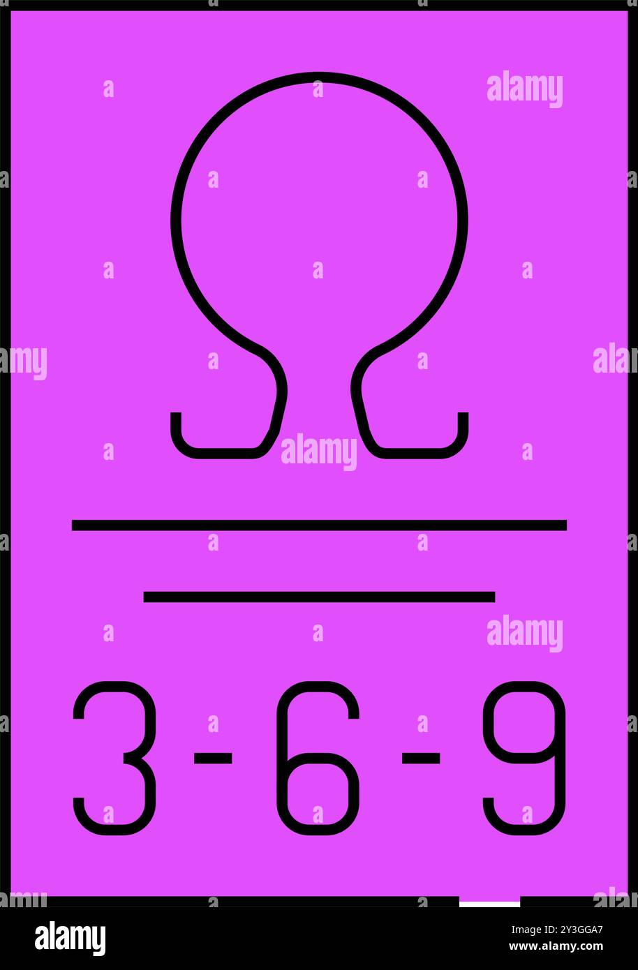 omega 369 nutrition fact icon color illustration Stock Vector Image ...