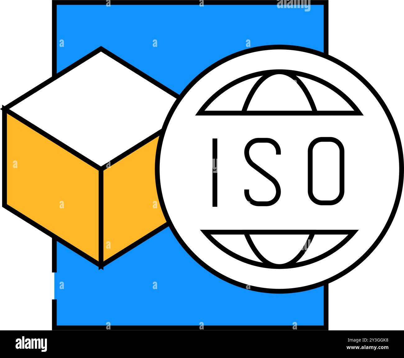 iso standard production icon color illustration Stock Vector Image ...