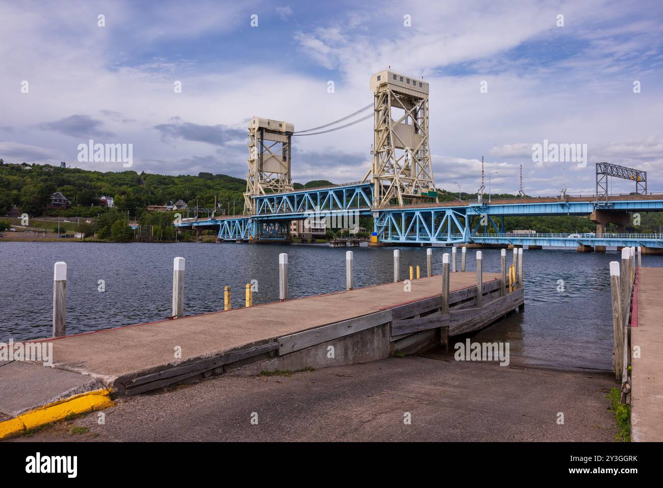 Portage lake lift bridge hi-res stock photography and images - Alamy