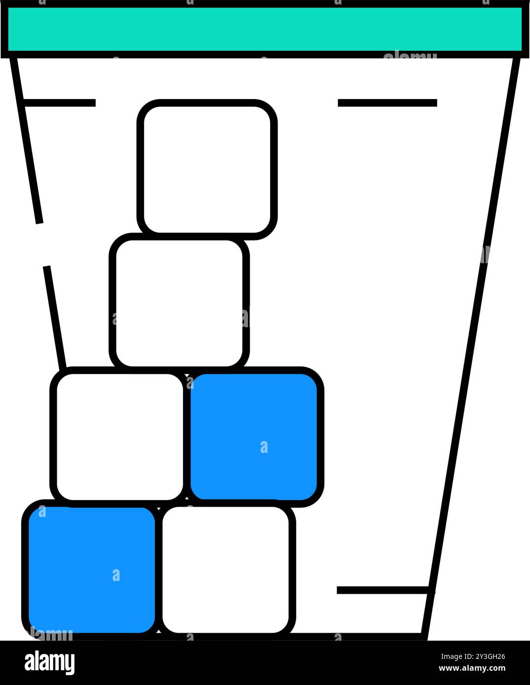 dice game board table icon color illustration Stock Vector Image & Art ...