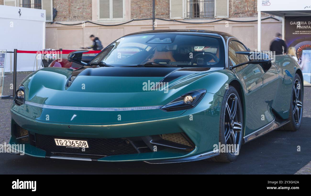 Turin, Italy. 13th September 2024. Pininfarina Battista Hyper GT at ...