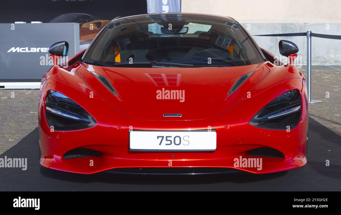 Turin, Italy. 13th September 2024. McLaren 750S at Turin Car Show 2024 ...