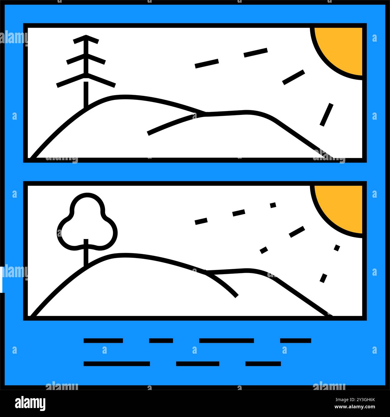 find the difference icon color illustration Stock Vector Image & Art ...