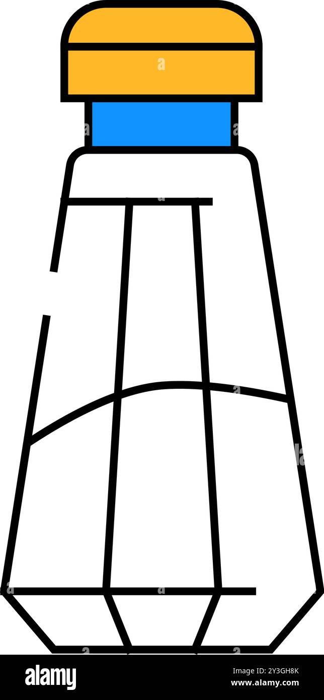 salt in salt shaker icon color illustration Stock Vector Image & Art ...