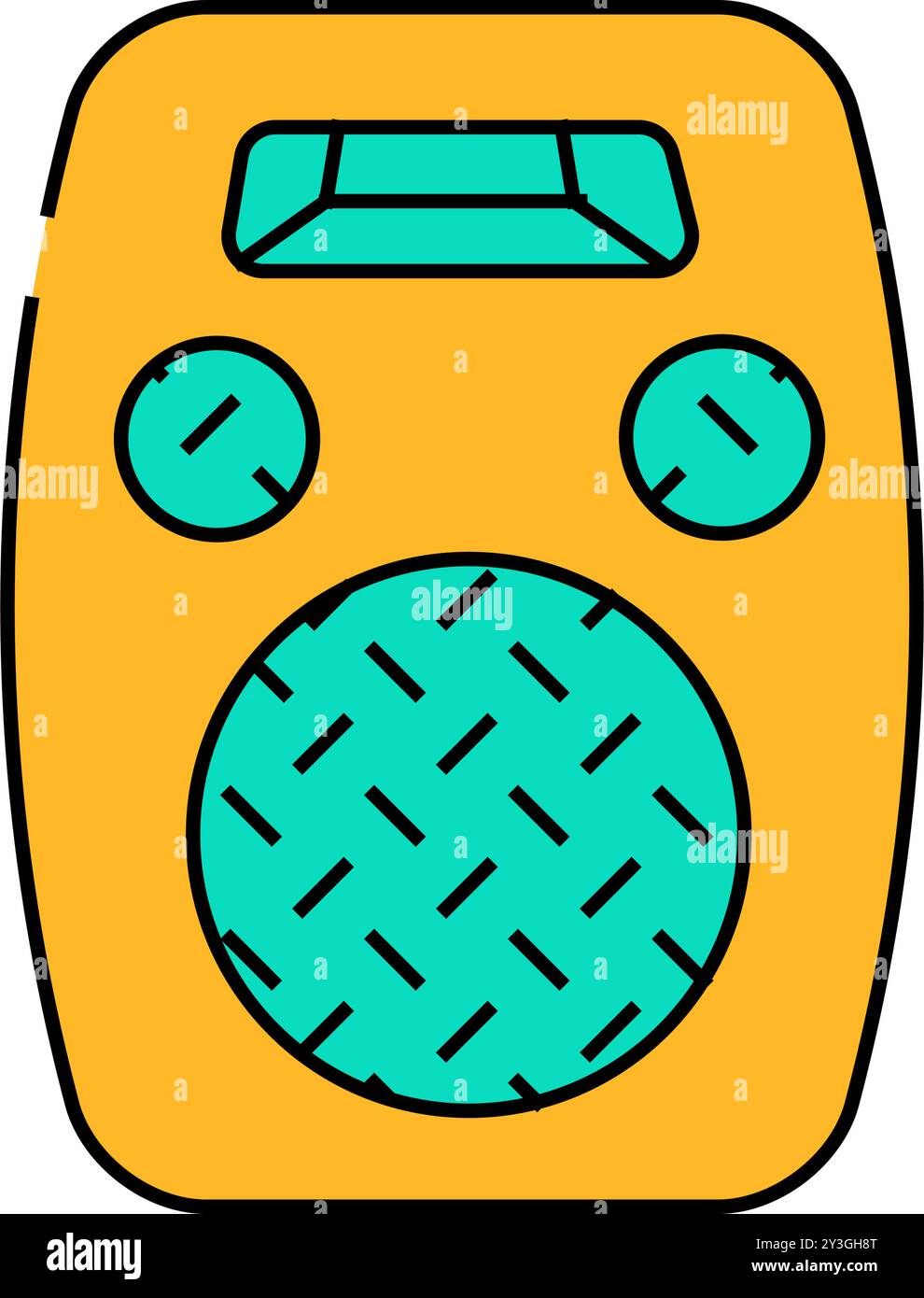 radio dynamic icon color illustration Stock Vector Image & Art - Alamy