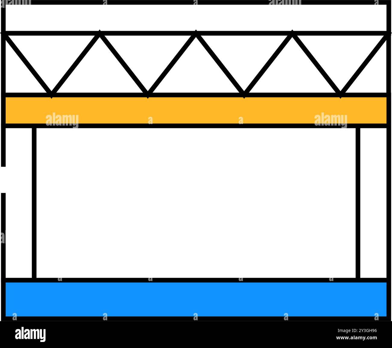 stage metal frame icon color illustration Stock Vector Image & Art - Alamy