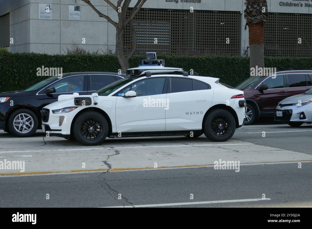 Los Angeles, California, USA 12th September 2024 Waymo Driverless Car ...